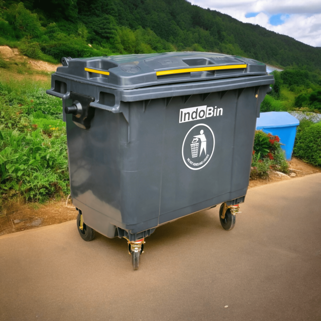 Tempat sampah besar 660 liter - Mega Fiberglass